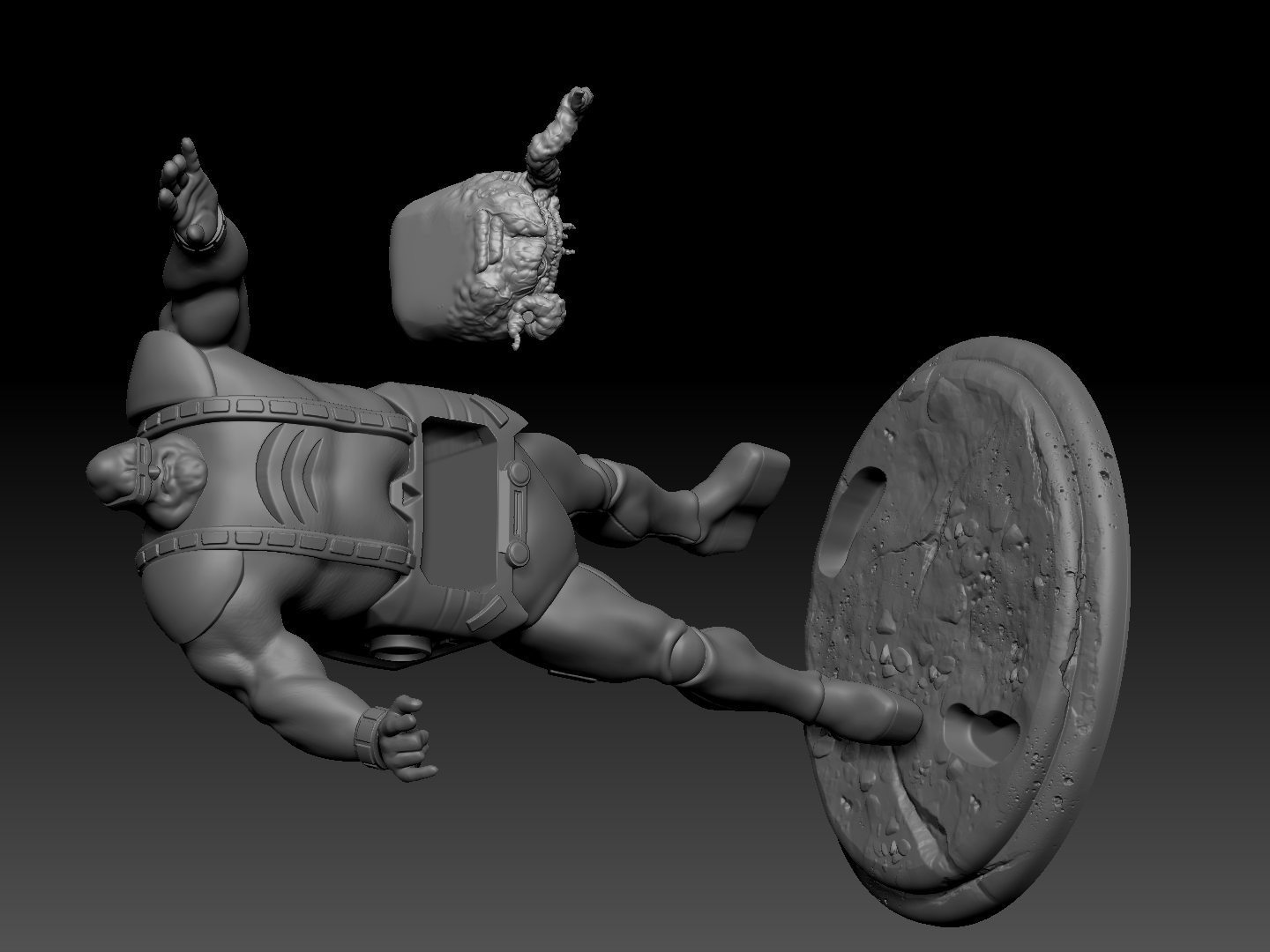 STL file General Krang 1987.TMNT.3d printable.STL. 🤖・3D print design to ...