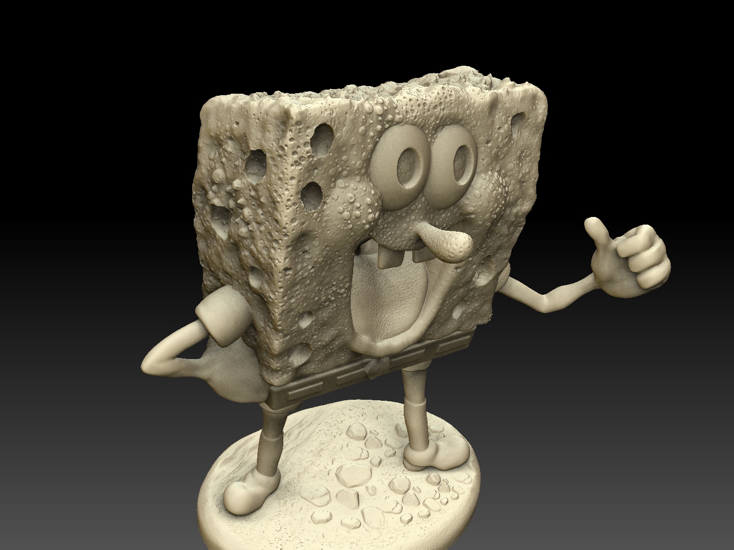STL file Sponge Bob.3D printable STL 🧽・3D print model to download・Cults