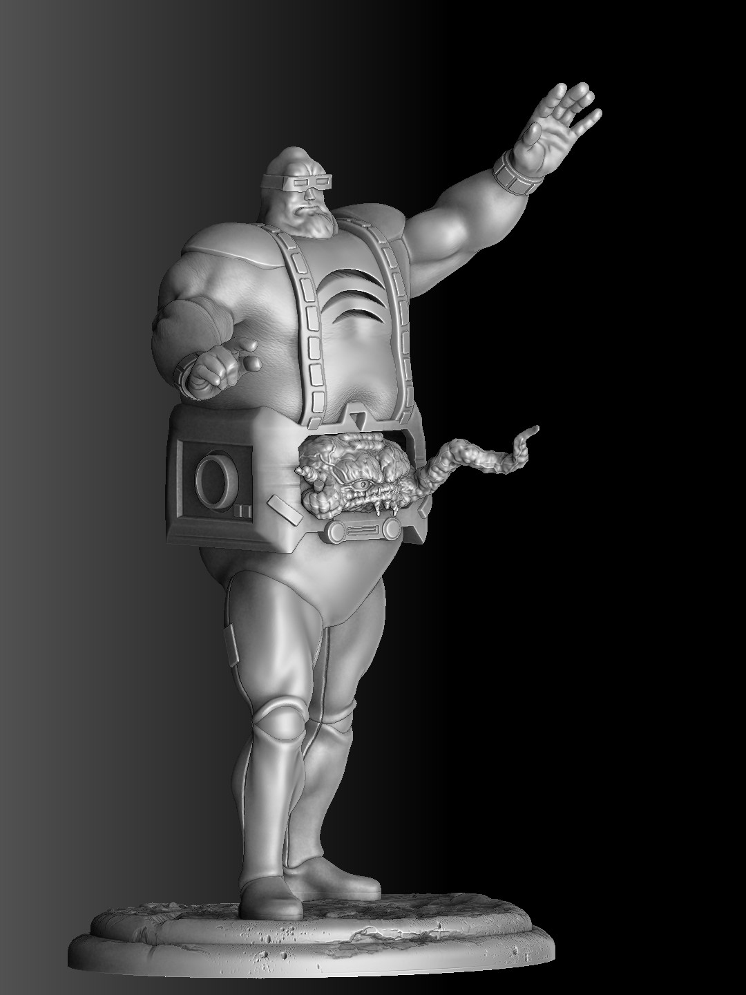 STL file General Krang 1987.TMNT.3d printable.STL. 🤖・3D print design to ...