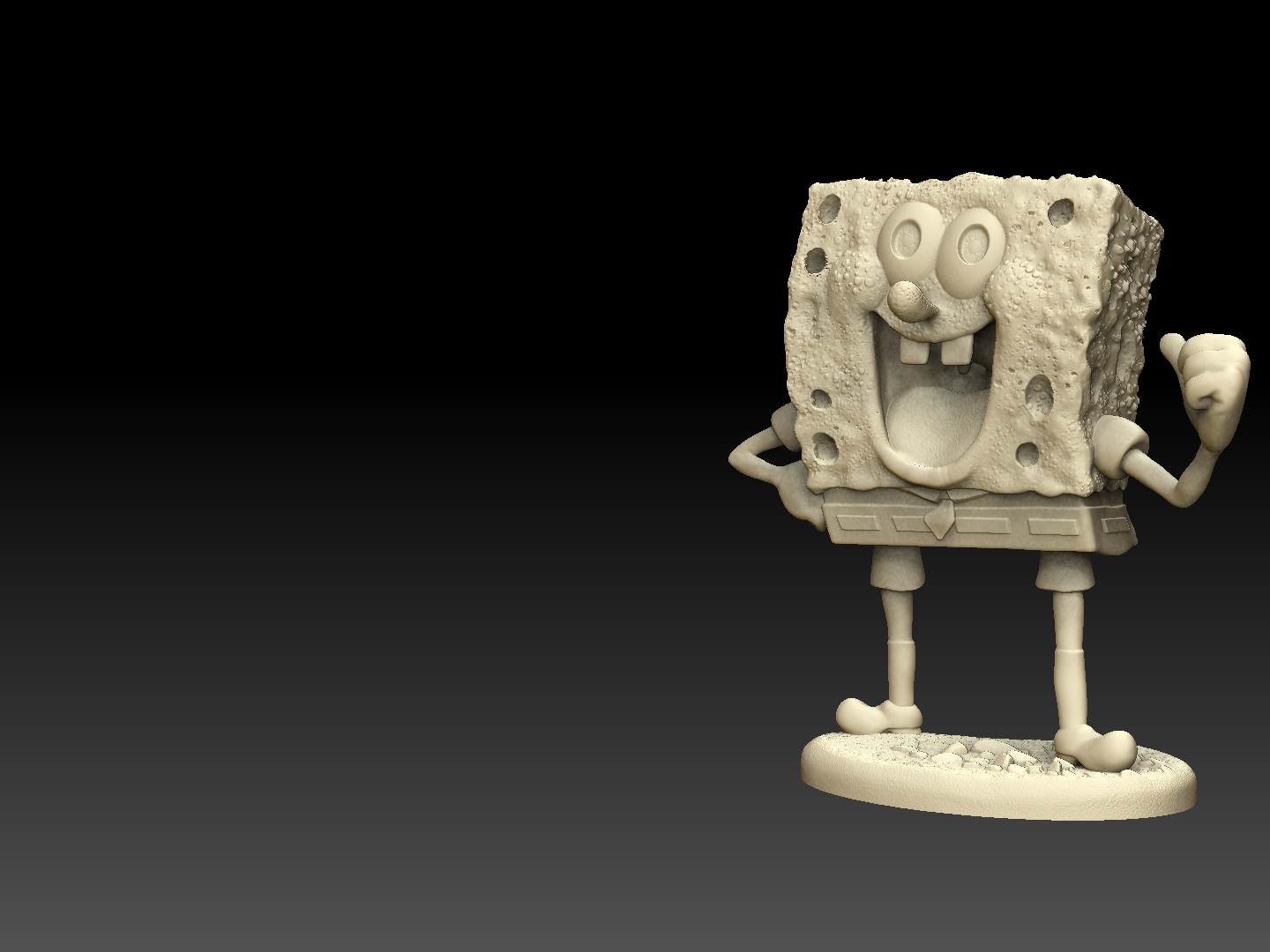 STL file Sponge Bob.3D printable STL 🧽・3D print model to download・Cults