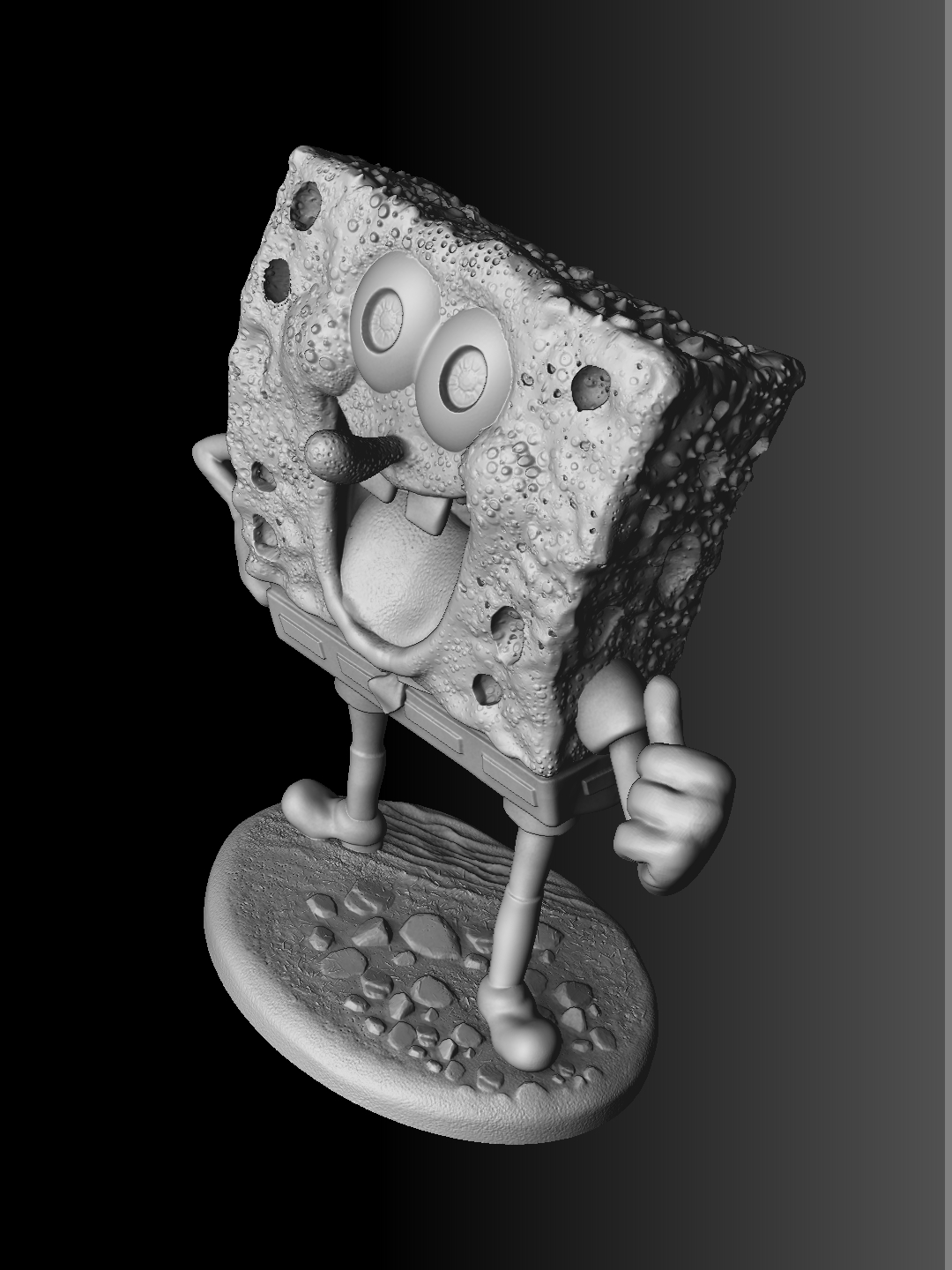 STL file Sponge Bob.3D printable STL 🧽・3D print model to download・Cults