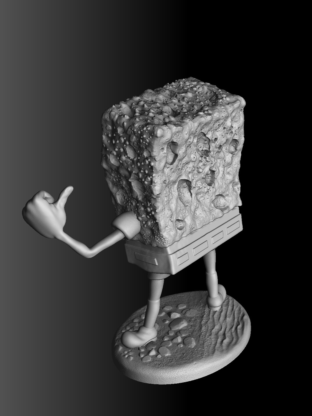 STL file Sponge Bob.3D printable STL 🧽・3D print model to download・Cults