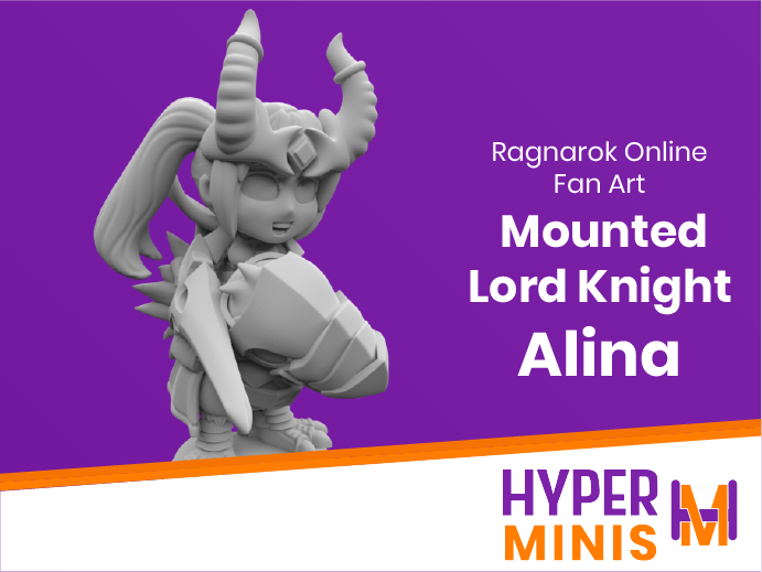 Free STL file Chibi Mounted Lord Knight Alina・3D printing design to ...