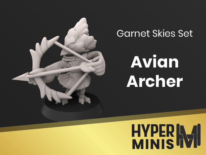 STL file Chibi Avian Archer・Model to download and 3D print・Cults