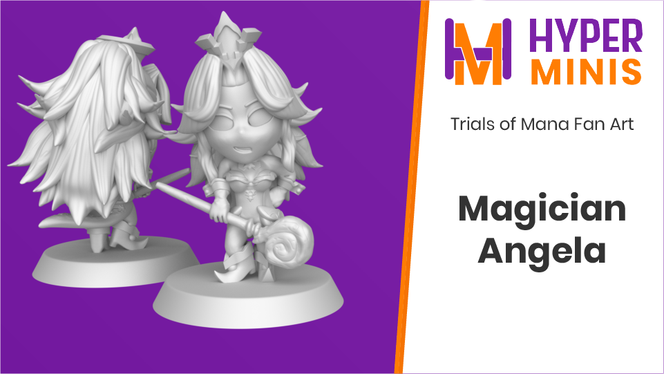 Free STL file Chibi Angela | Trials of Mana (Seiken Densetsu 3) 🎲・3D ...