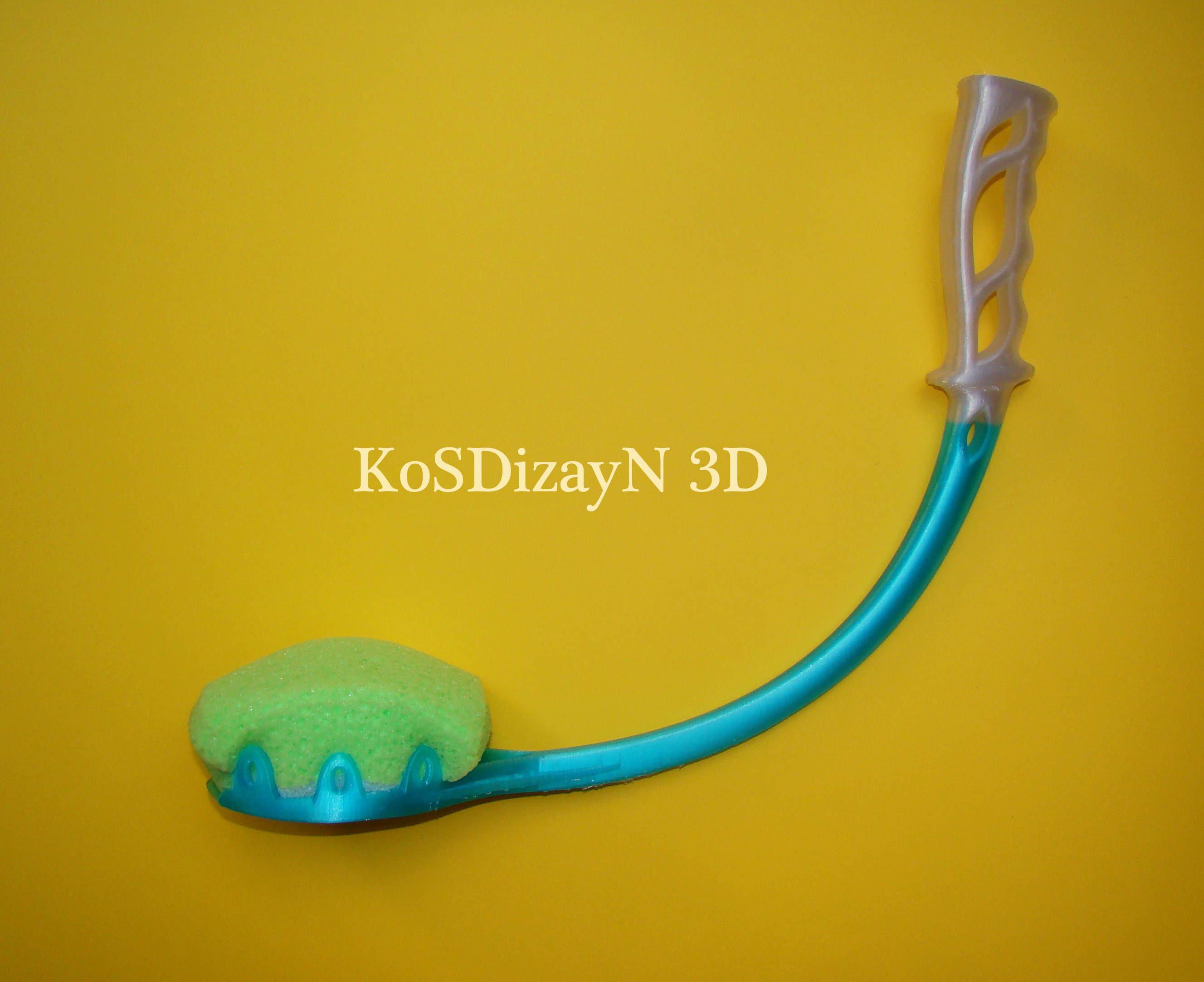 STL file Backhand ergonomic washing handle 🧑‍⚕️・Model to download and ...