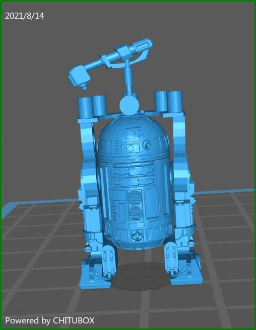 STL file R2D2 Jabba Bar SWL 🤖・3D printing model to download・Cults