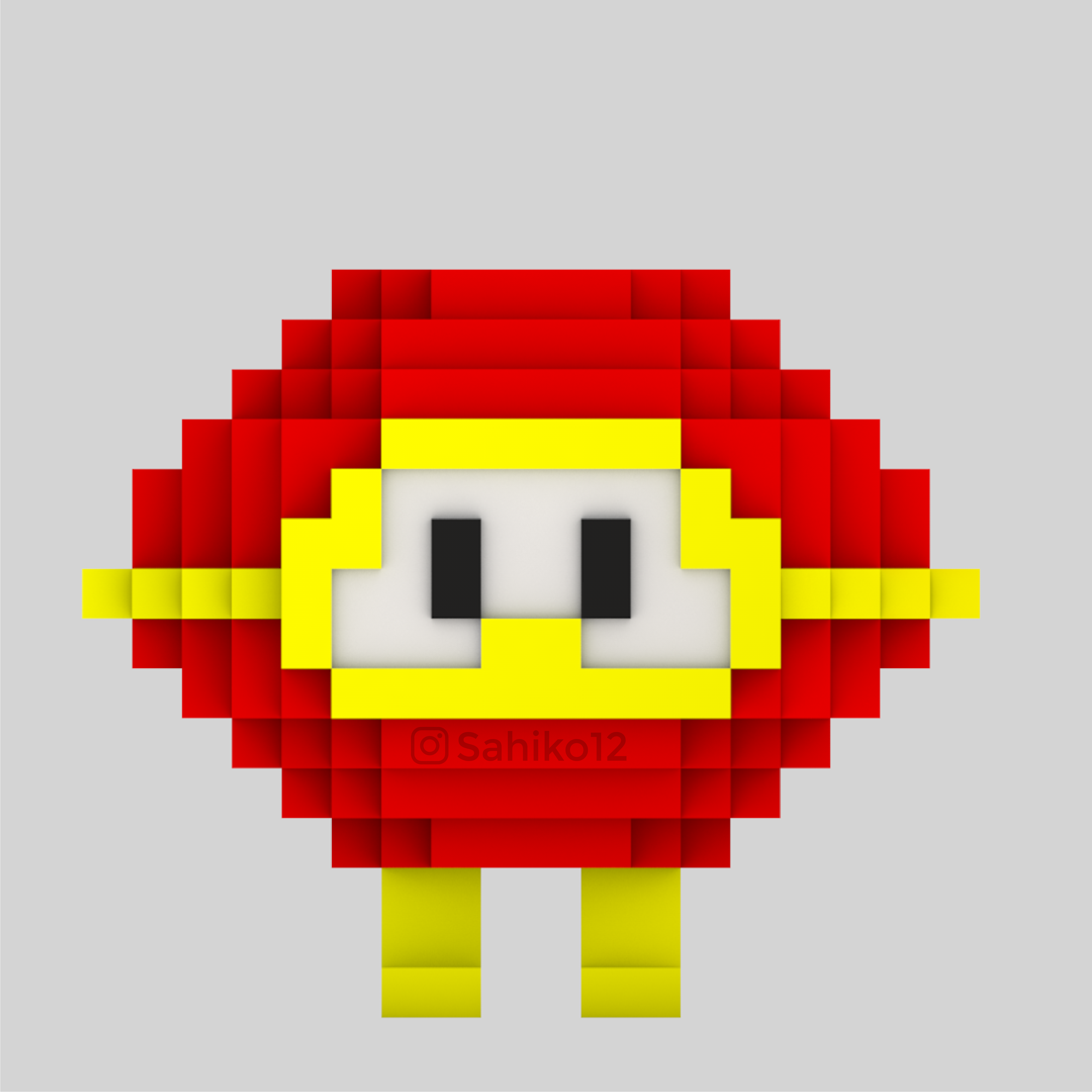 Download STL file Dig Dug - Red Monster • Model to 3D print ・ Cults