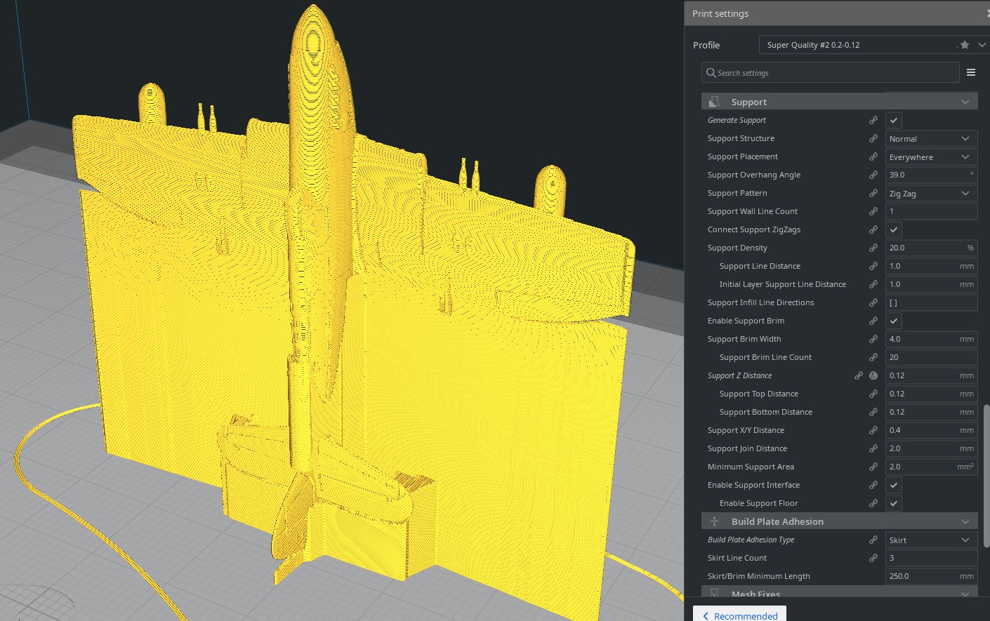 STL file 1:200 Fairey Firefly ️・Template to download and 3D print・Cults