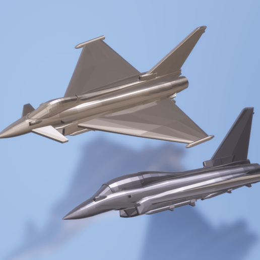 Download STL file Eurofighter EF2000 Typhoon • 3D printer design ・ Cults