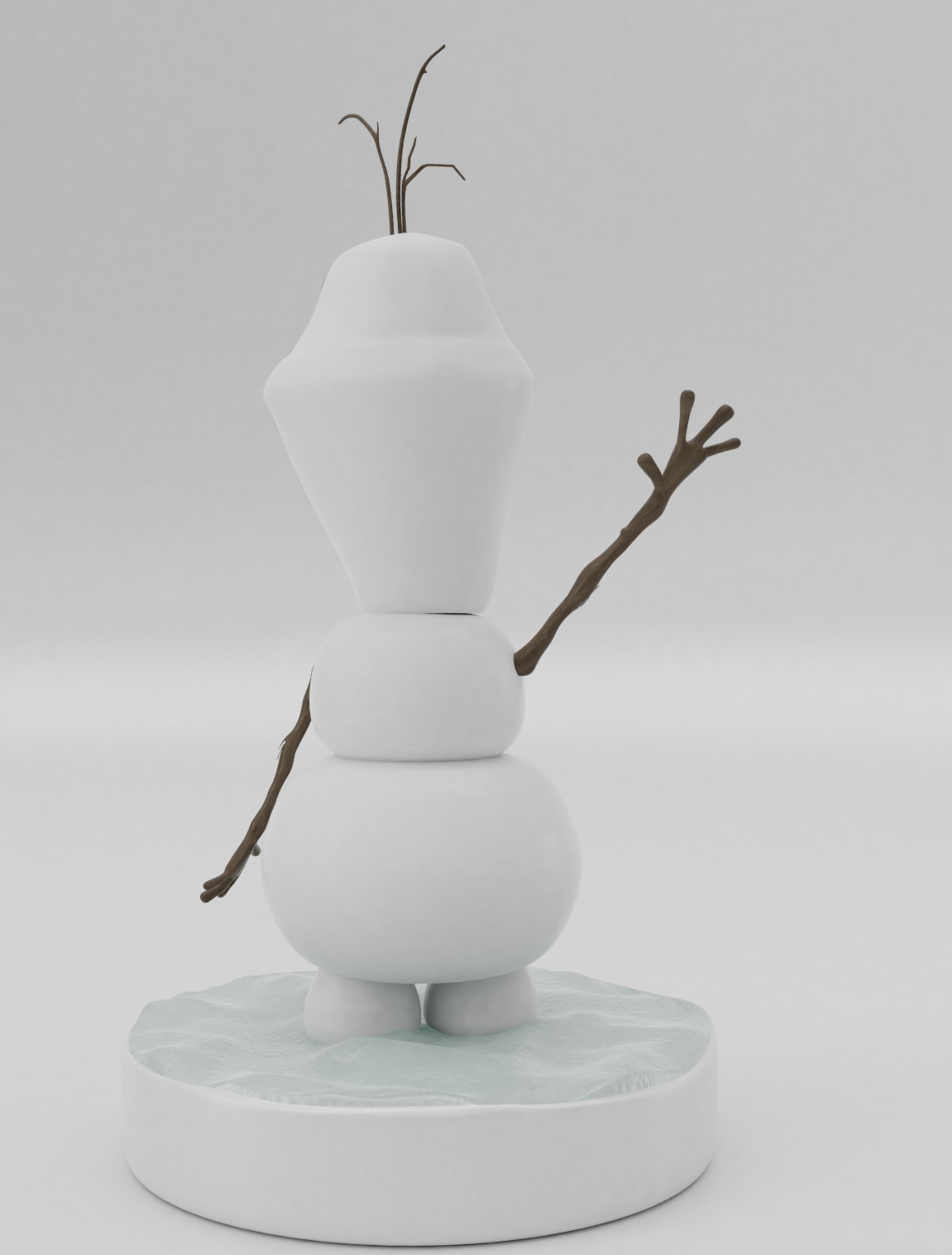 STL file Olaf from FROZEN 3D print model・Model to download and 3D print ...