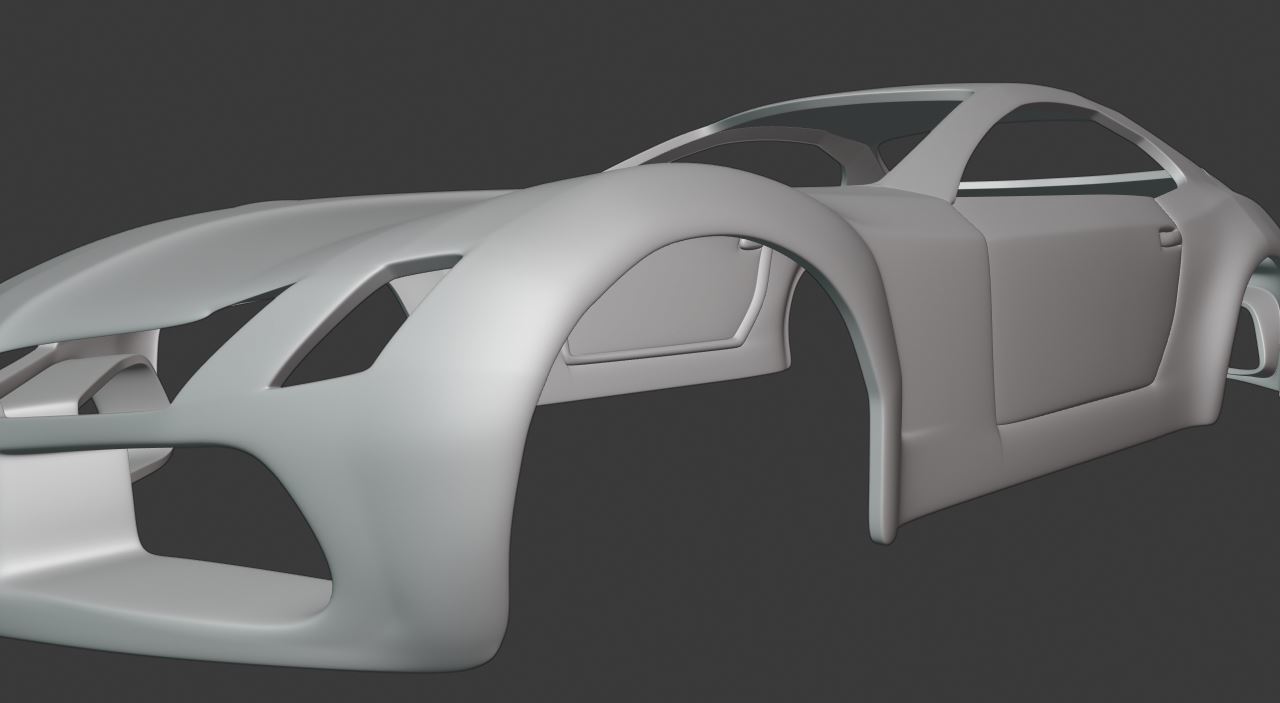 Download STL file Body Car - Mercedes Benz 3D Print • Model to 3D print ...