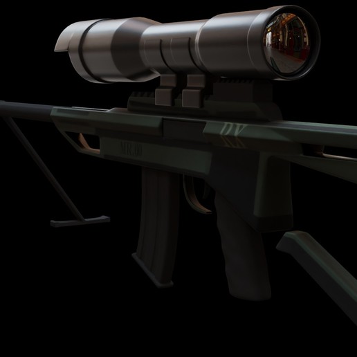 Download STL files Sniper Rifle Separate parts 3D print model ・ Cults