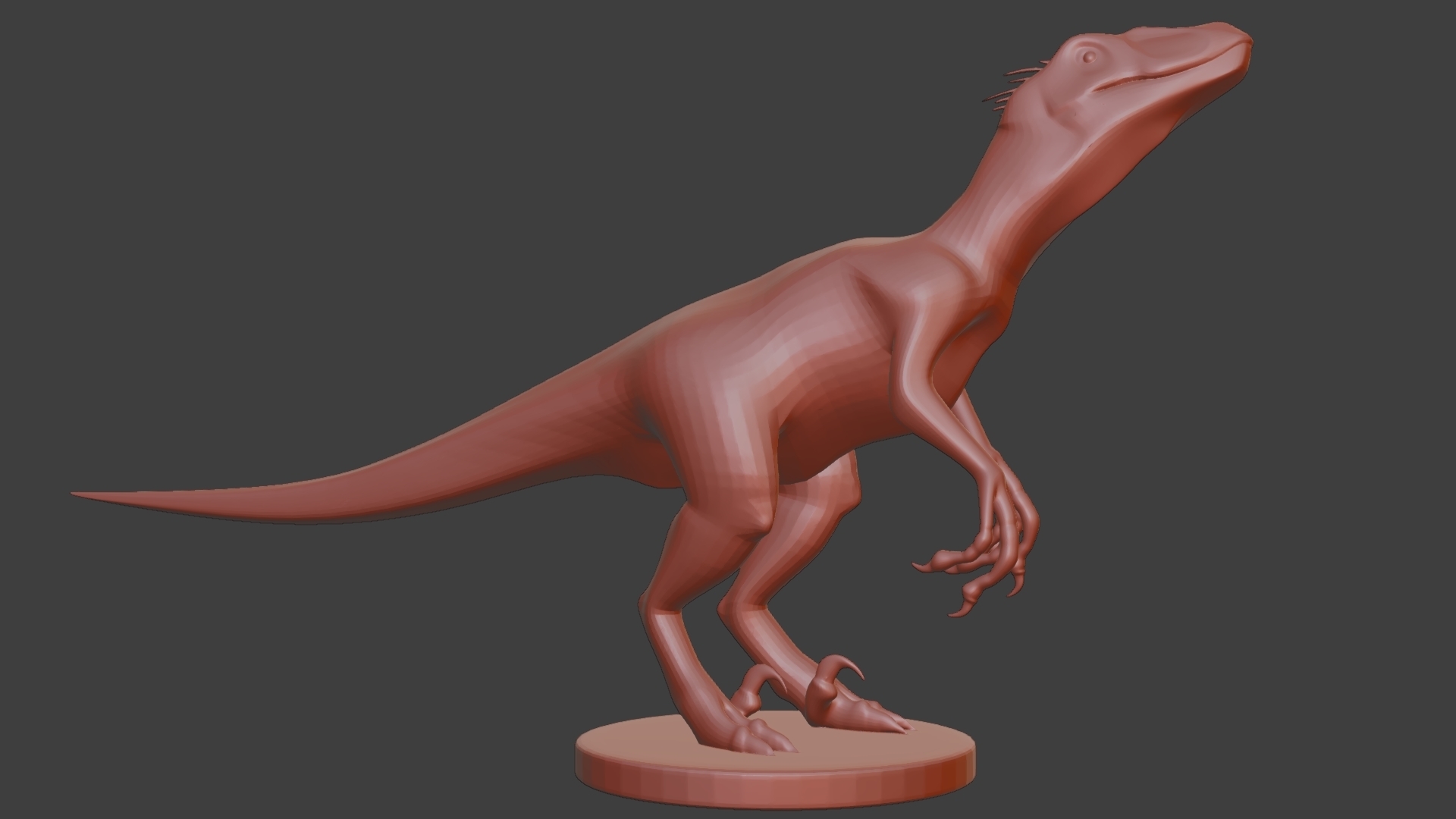 Download STL file Velociraptor • Template to 3D print ・ Cults