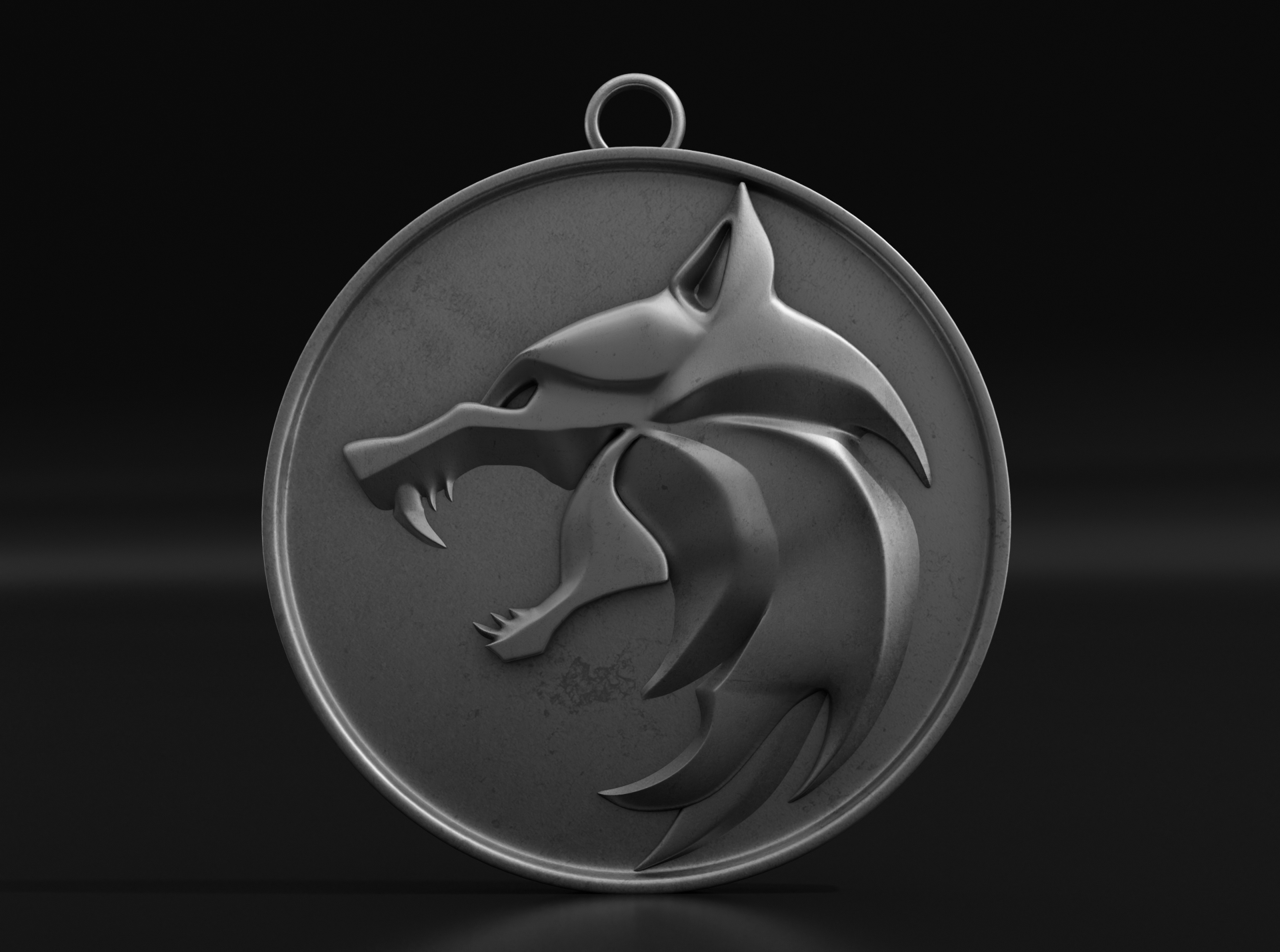 STL file The Witcher medallion・3D printer design to download・Cults
