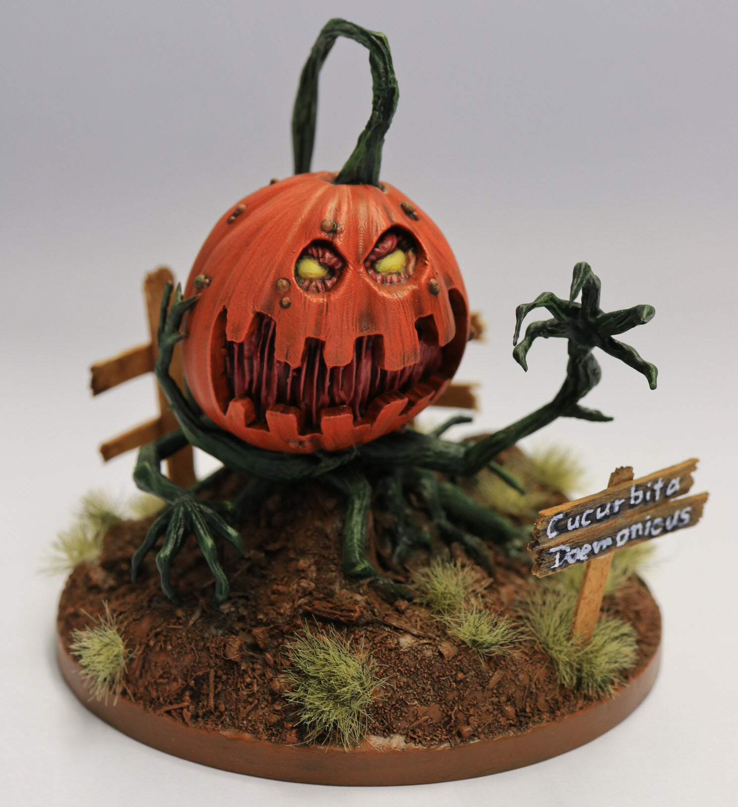 STL file Deamon Pumpkin・3D printer design to download・Cults