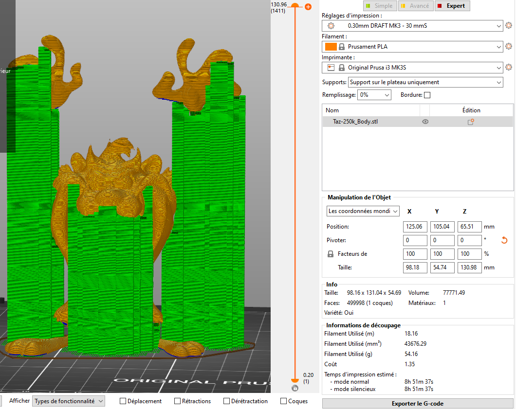3D printer Taz • made with Prusa MK3S・Cults