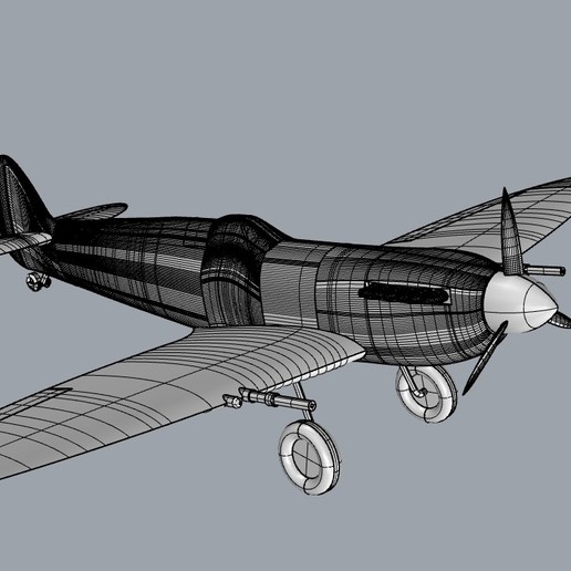 Download STL file Supermarine Spitfire MkVb 3D Print ・ Cults