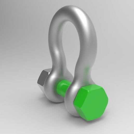 Download STL file Nurbs Anchor Shackle • 3D printable design ・ Cults