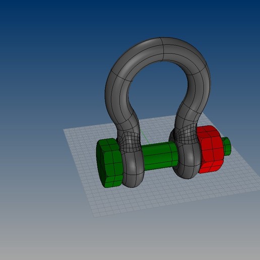 Download STL file Nurbs Anchor Shackle • 3D printable design ・ Cults