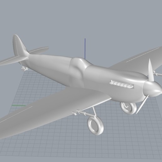 Download STL file Supermarine Spitfire MkVb 3D Print ・ Cults