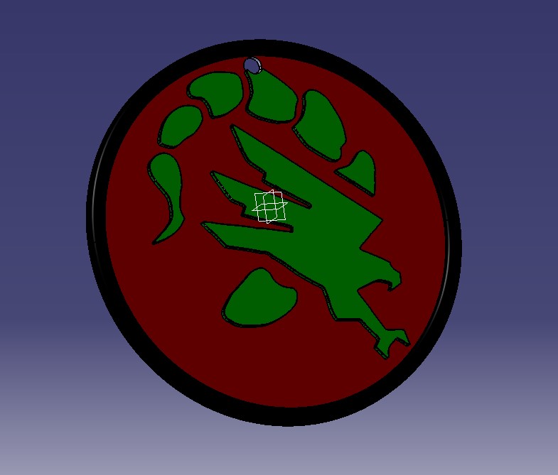 STL file Command & Conquer Keychain・3D print design to download・Cults