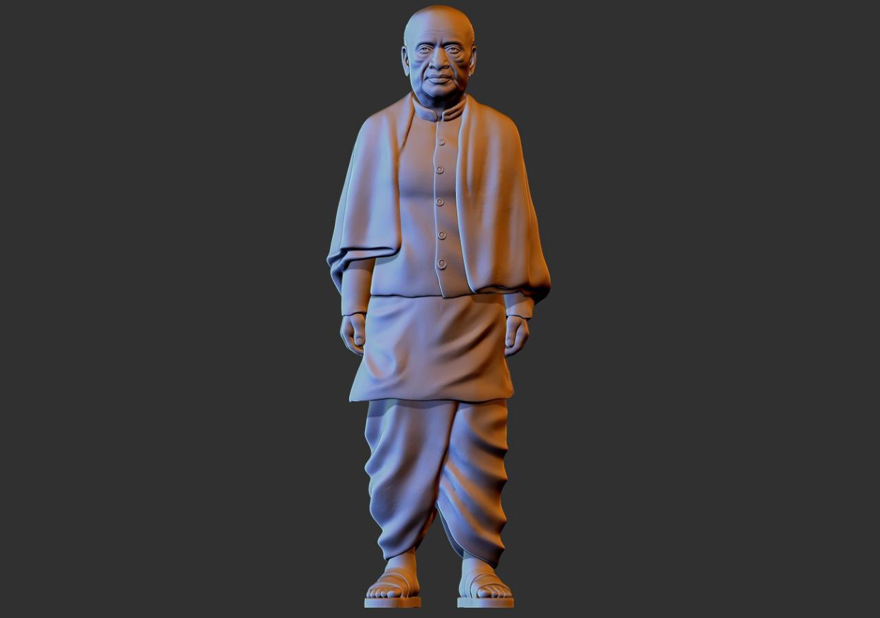 STL file Sardar Patel 🗿・3D printable design to download・Cults