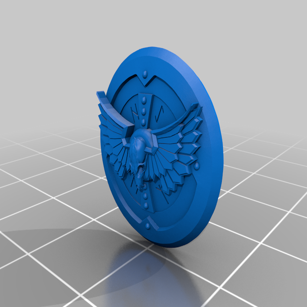 Free STL file Round Shield and Wolf Shield 🛡️・3D printable model to ...