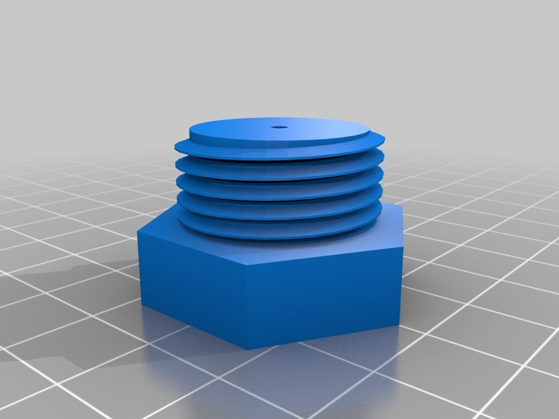 Free 3D file Scuba tank cap DIN m24x2・3D print model to download・Cults