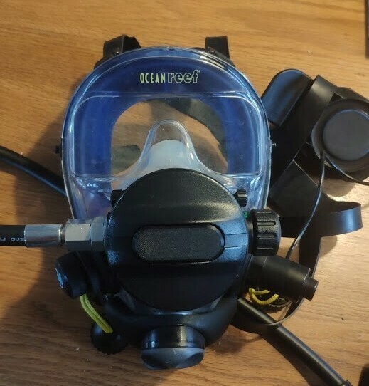 Free 3D file Full mask ocean reef neptune II - bypass button・3D print ...