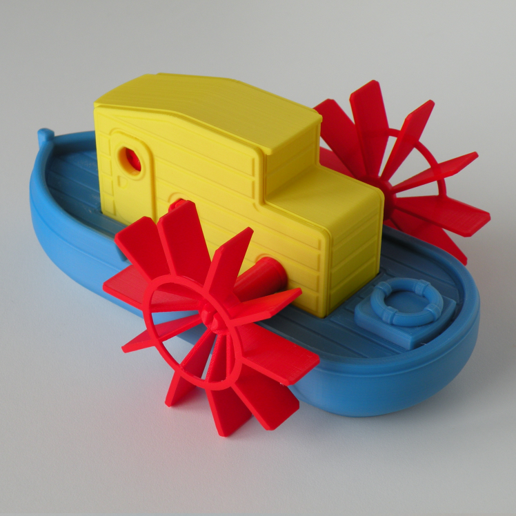 3D file Wind-up boat・3D printable model to download・Cults