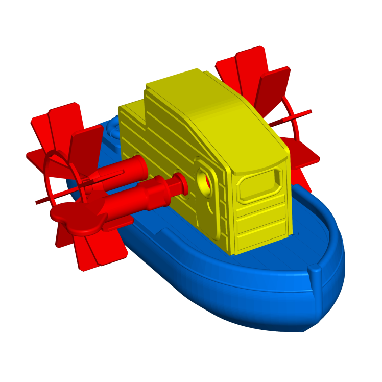 3D file Wind-up boat・3D printable model to download・Cults