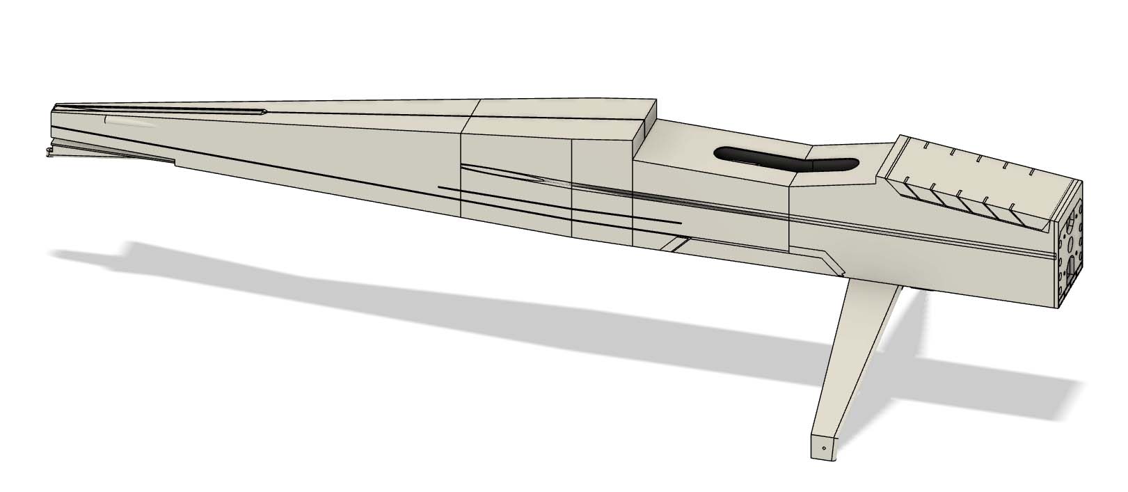 3D file Flite Test Simple Stick Fuselage 👽・3D printing template to ...