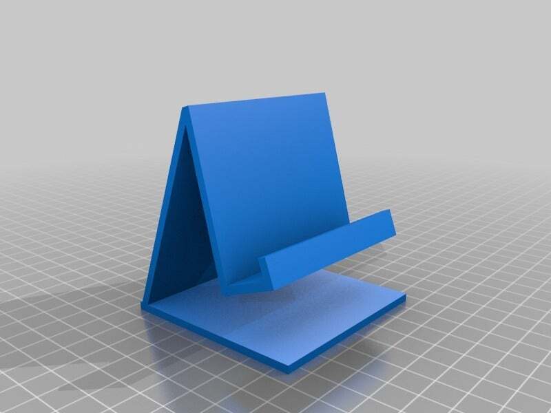 Free STL file Mobile Phone Stand v2・3D print design to download・Cults