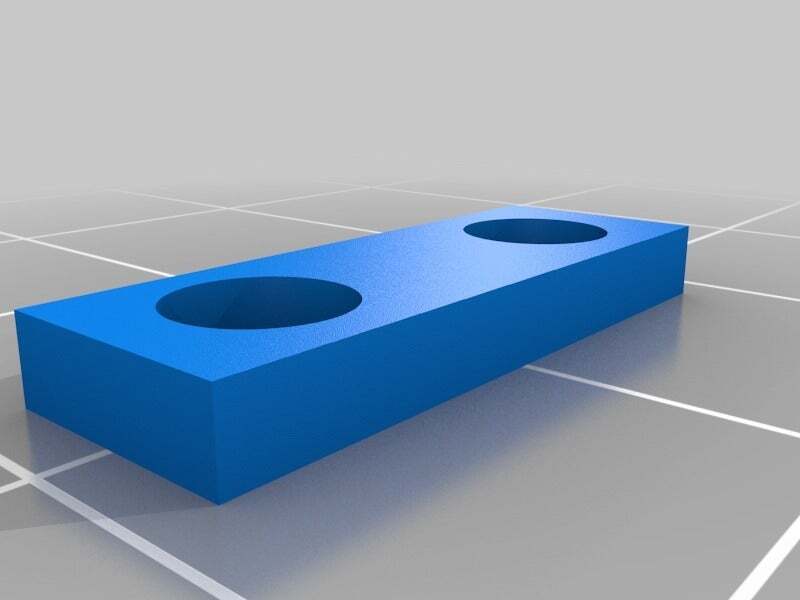 Free STL file Belt clamp or mending plate (customizable)・Object to ...