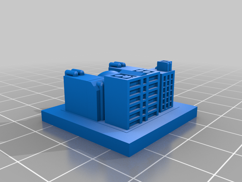 Free STL file GreebleCity Industry: Tesla experimental power station・3D ...