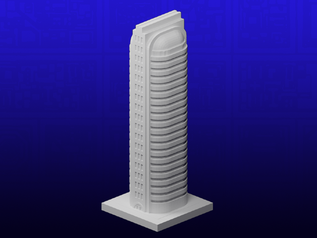 Free STL file GreebleCity Skyscrapers: Art Deco Skyscraper・3D printing ...