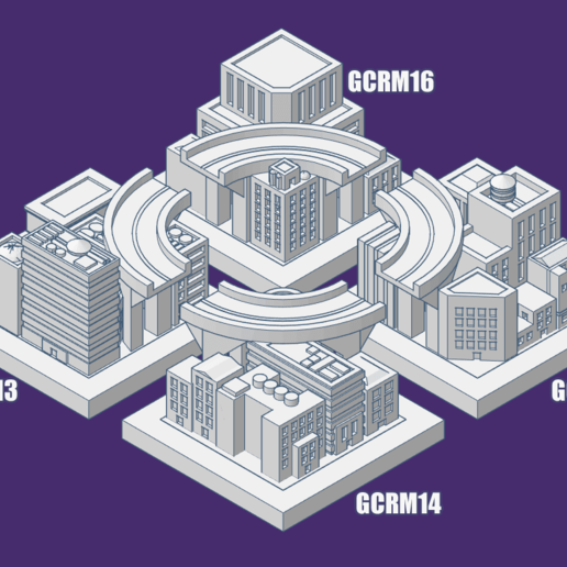 Download free STL file GreebleCity Set 06: Road Map • 3D printing ...