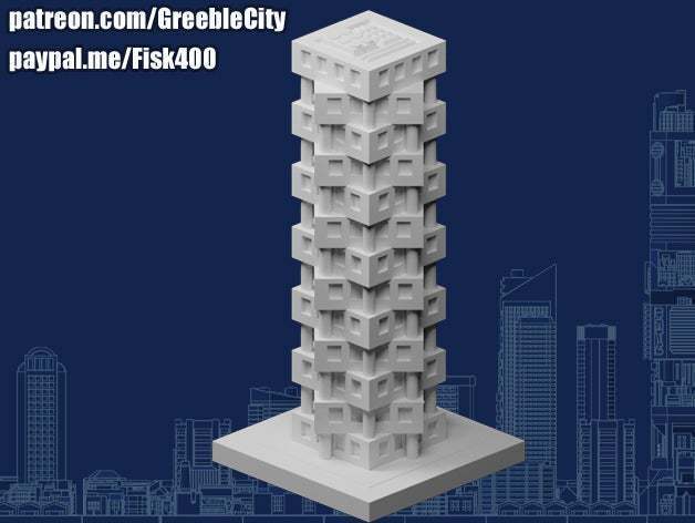 Free STL file Greeblecity: The Coster stack・3D print design to download ...
