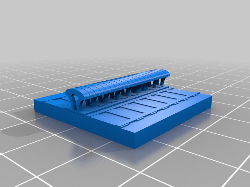 Free STL file GreebleCity: Train Tracks・3D printer model to download・Cults