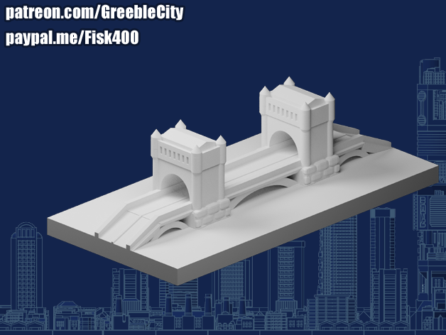 Free STL file GreebleCity: The old bridge・Template to download and 3D ...
