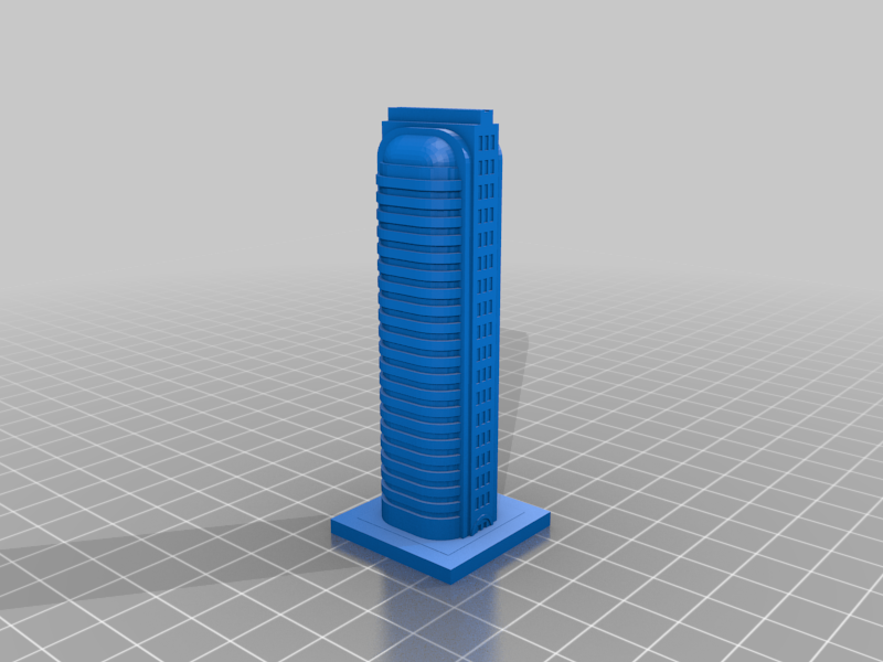 Free STL file GreebleCity Skyscrapers: Art Deco Skyscraper・3D printing ...