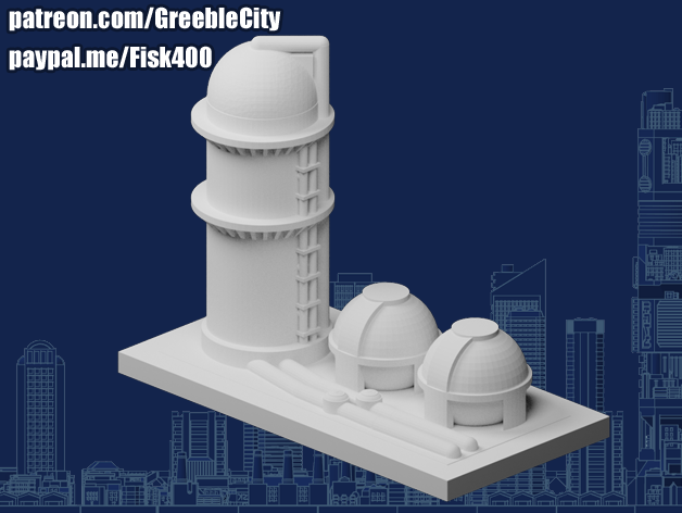 Free STL file GreebleCity: Refinery・3D printing idea to download・Cults