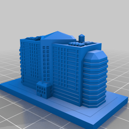 Download free STL file GreebleCity: Office Building • 3D printing ...