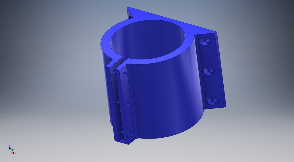 Free 3D file 68.8mm Spindle mount for R-CNC・Template to download and 3D ...