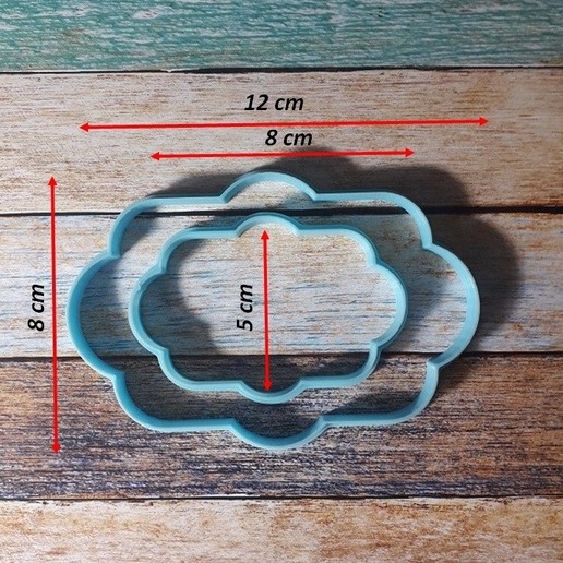 Download STL file Label cookie cutter Kit x 2- Label cutters 19 • 3D ...