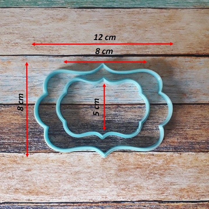 Archivo STL Label cookie cutter Kit x 2- Cortantes etiquetas 16 🏷️ ...