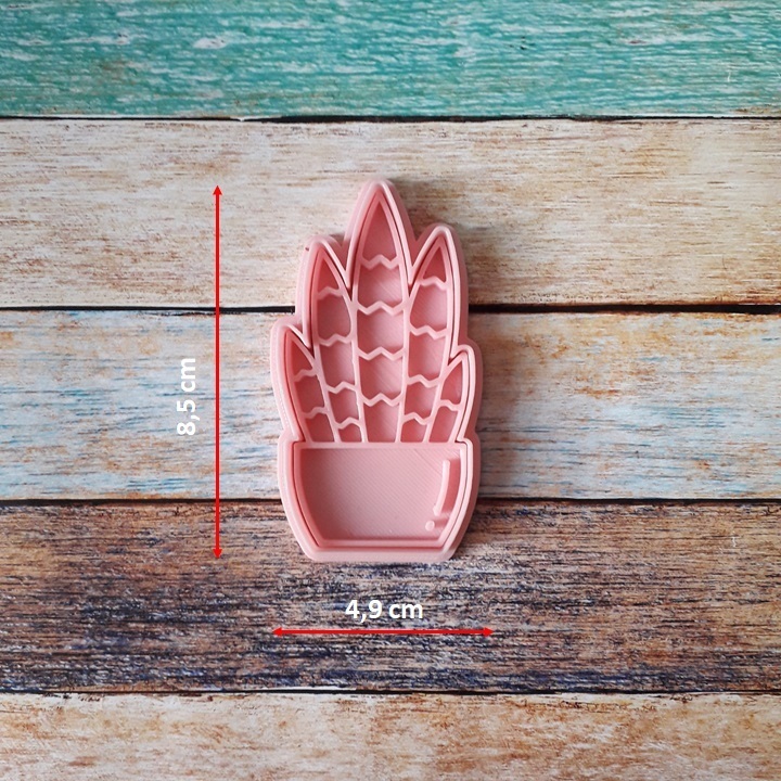 STL file Cactus cutter and stamp - Cactus 06 cutter and marker・3D ...