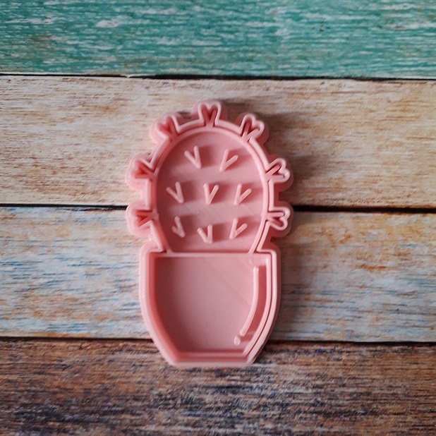 Файл STL Cactus cutter and stamp - Cactus 04 cutter and marker・Шаблон ...