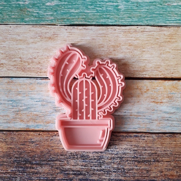 STL file Cactus cutter and stamp - Cactus 07 cutter and stamp・3D print ...